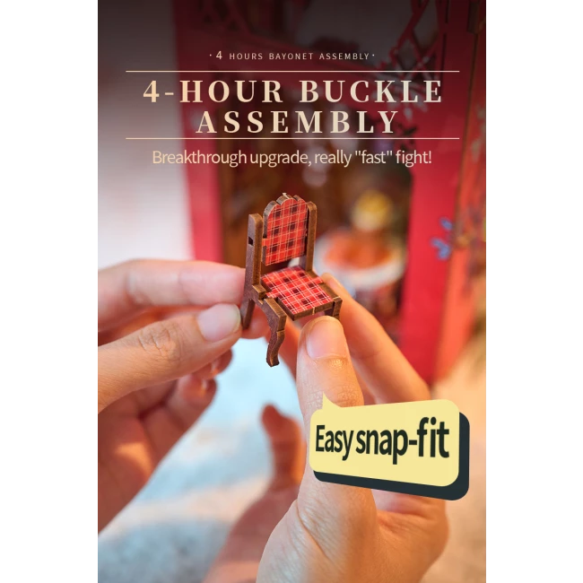 Buy Book Nook Building Kit? Order now at crafts&co.eu! - Crafts&Co