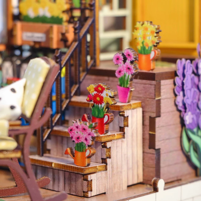 Book Nook Building Kit - Floral Corner - Crafts&Co